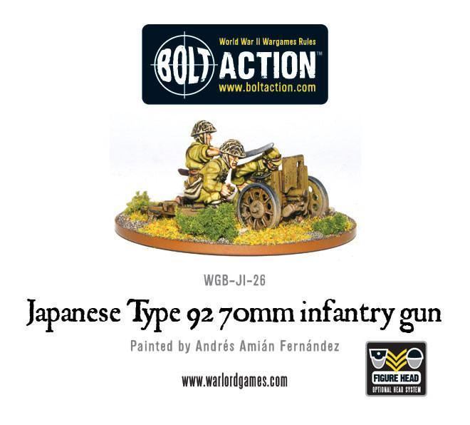 Boltaction : Imperial Japanese Type 92 70mm Gun | Hobby2000 Modélisme